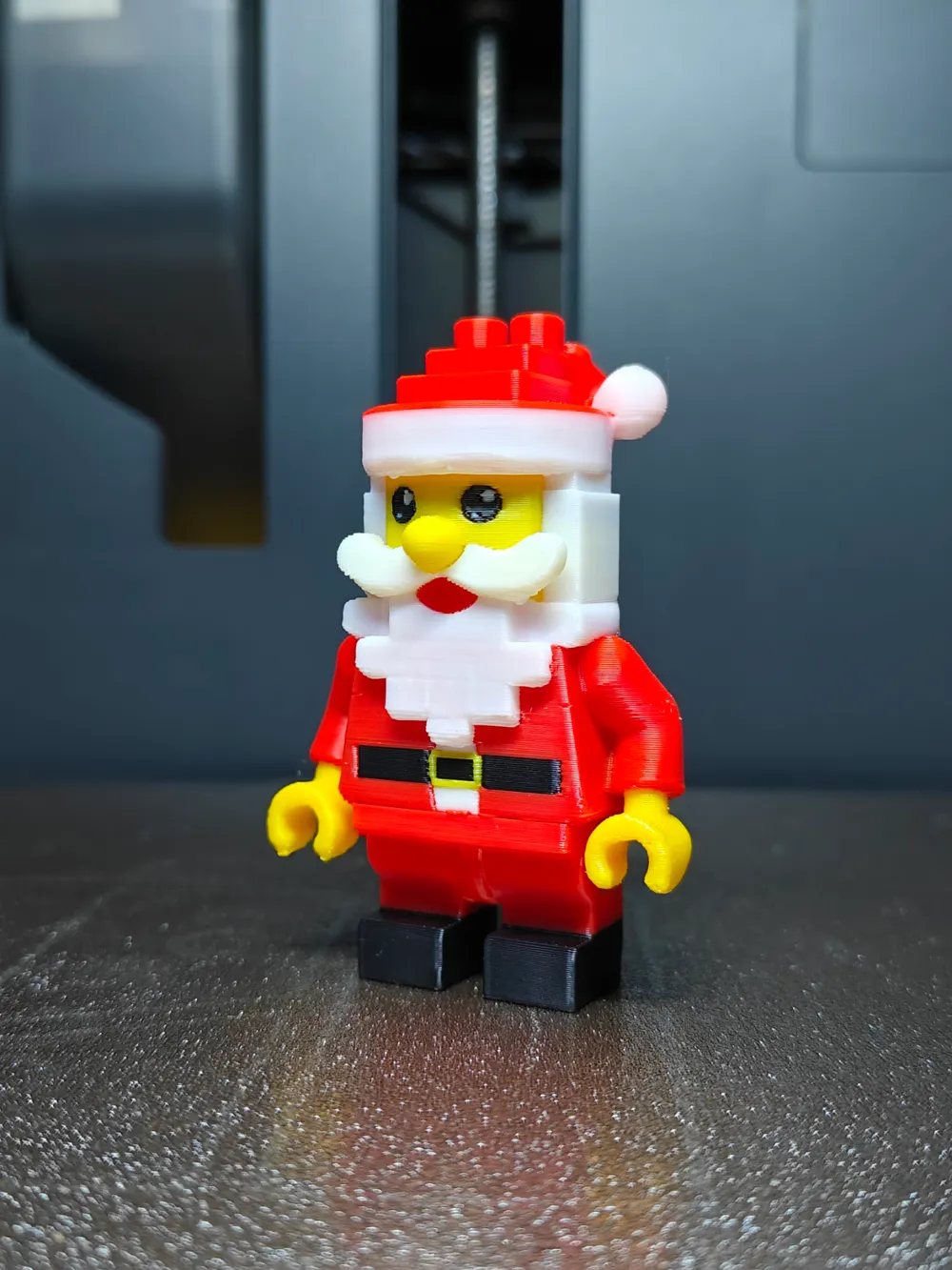 Brick Santa Figurine + Ornament (Free License) - Free 3D Print Model ...