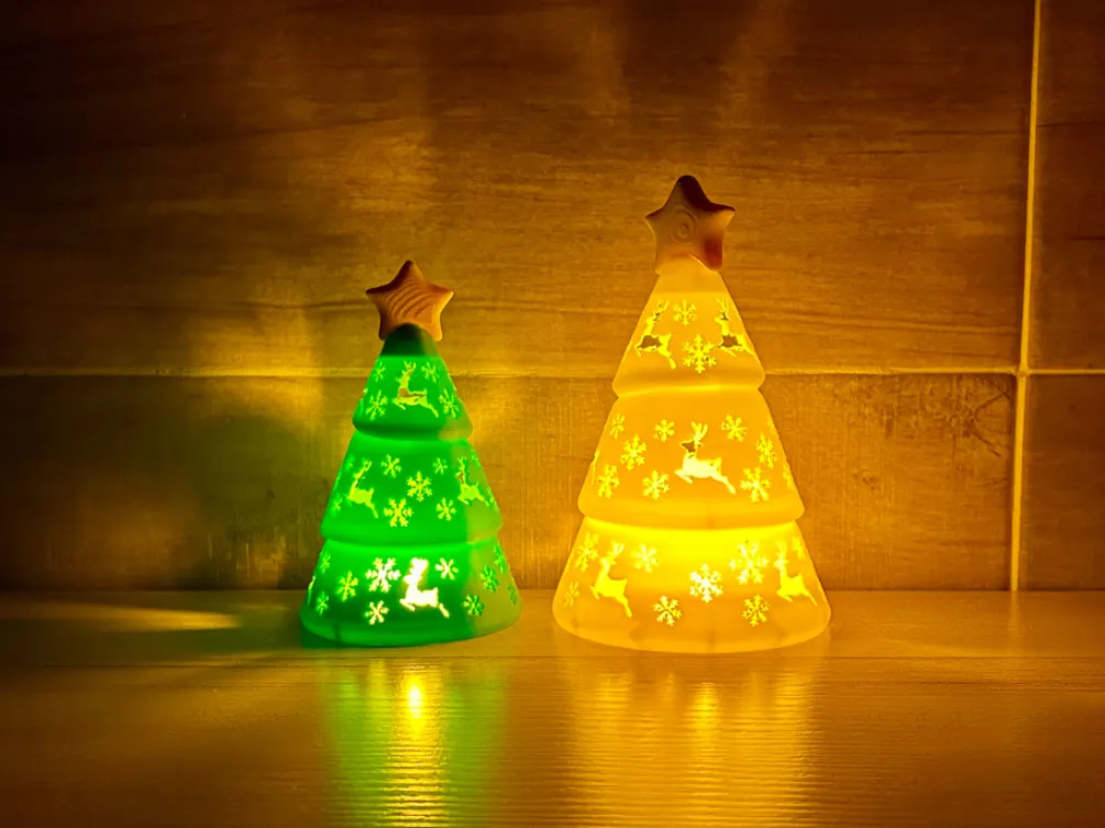Luminous Christmas Tree - No AMS - Decoration by Dano98 MakerWorld: Download Free 3D Models
