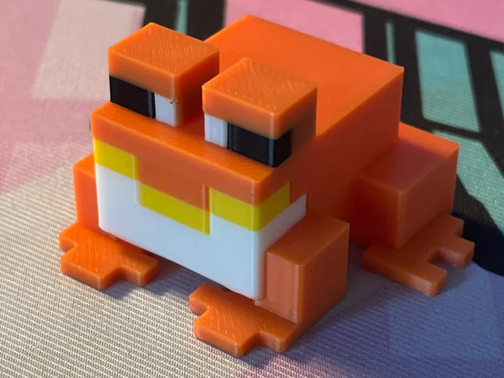 Minecraft frog Remixed by Kronkie131 MakerWorld: Download Free 3D Models