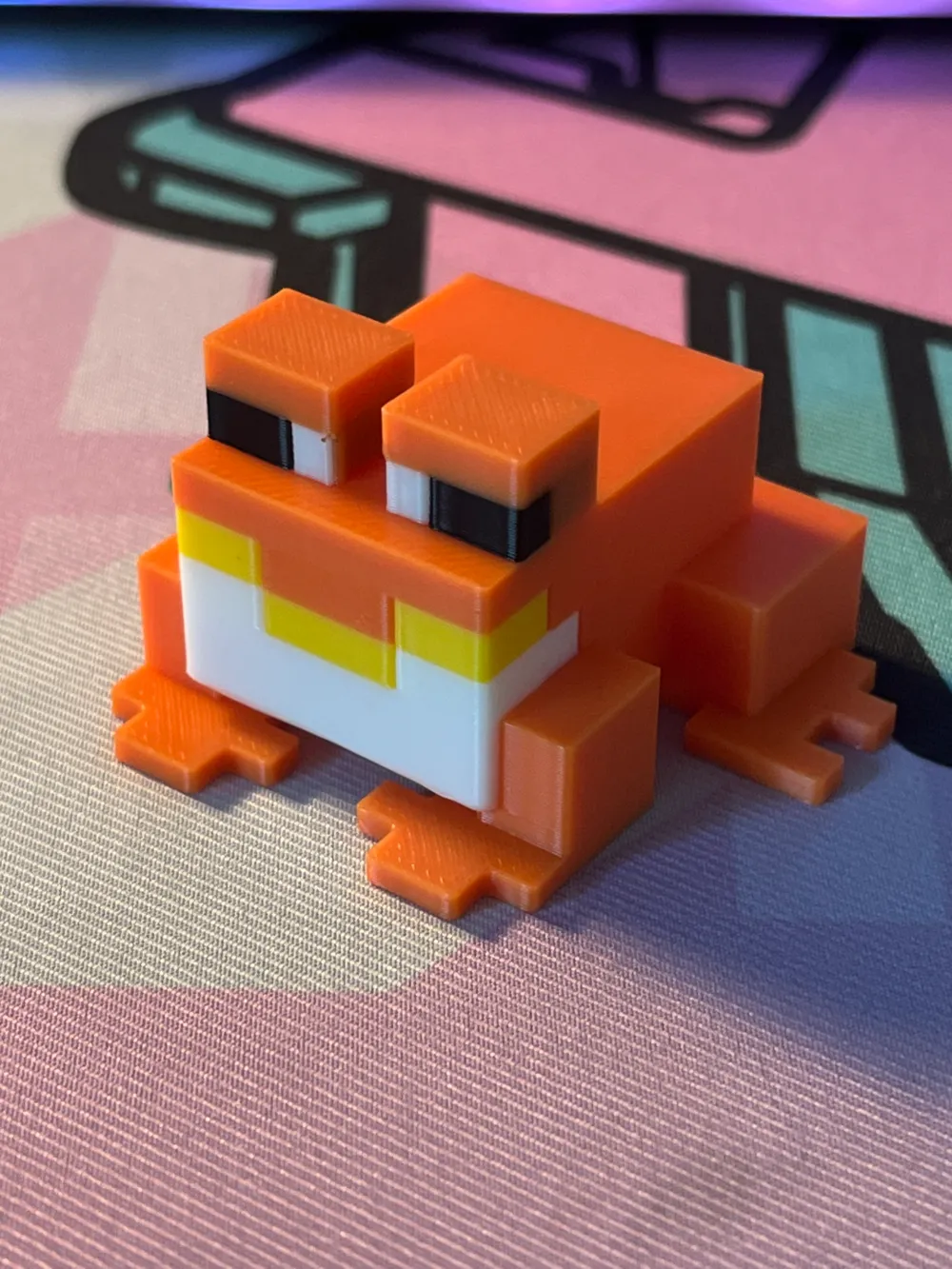 Minecraft frog Remixed by Kronkie131 MakerWorld: Download Free 3D Models