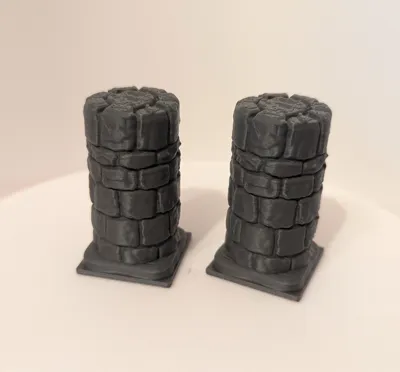 OpenForge 2.0 Dungeon Basics with Low Wall - Free 3D Print Model ...