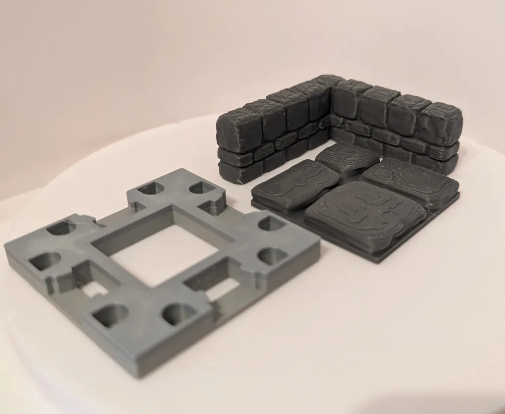 OpenForge 2.0 Dungeon Basics with Low Wall - Free 3D Print Model ...