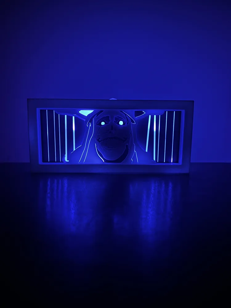 Solo Leveling Statue - LED Lightbox by ACSPARK3D - MakerWorld