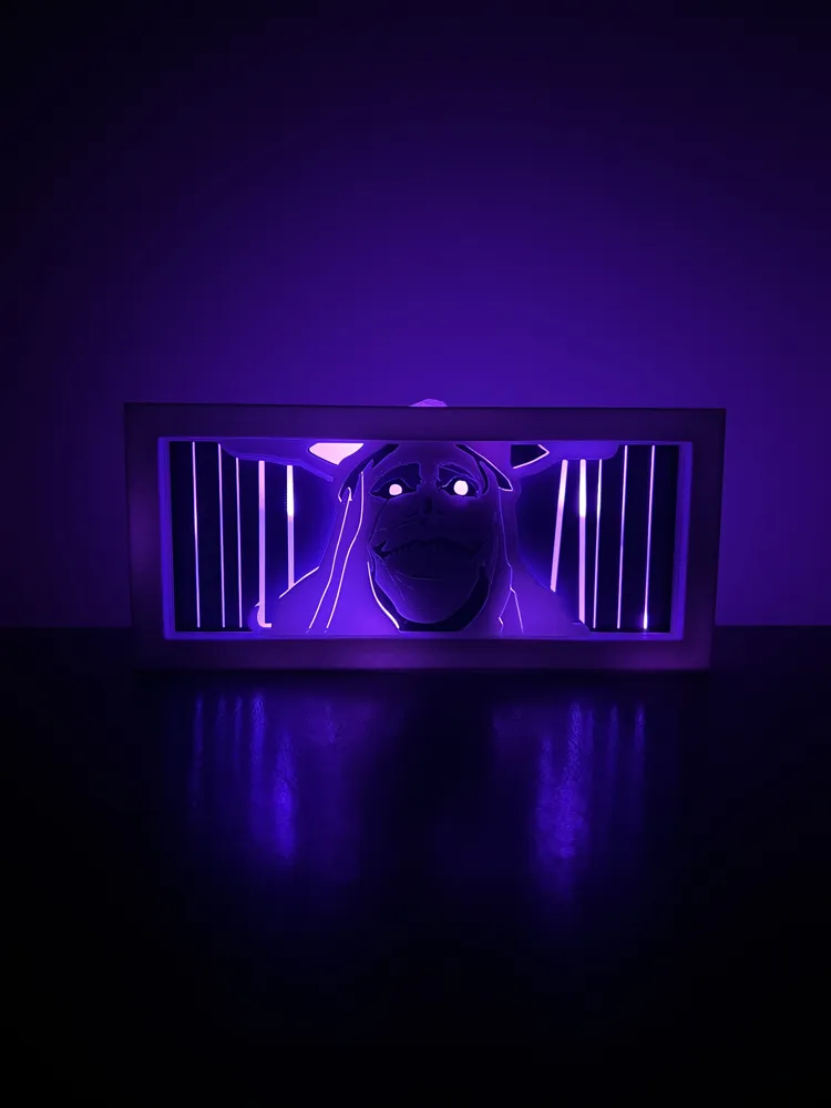 Solo Leveling Statue - LED Lightbox by ACSPARK3D - MakerWorld