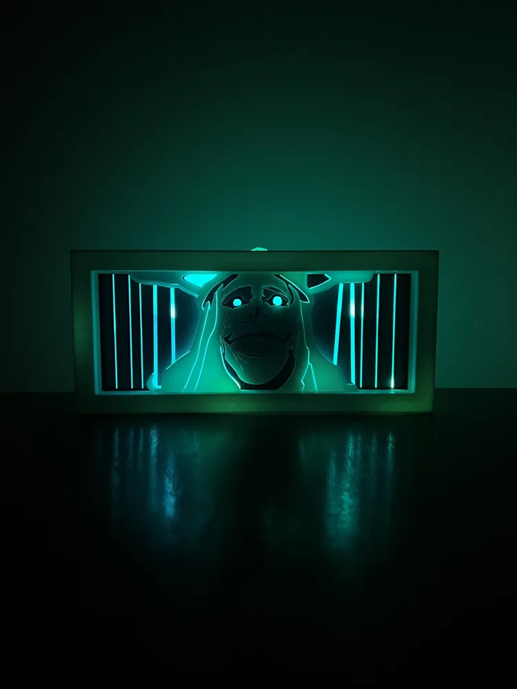 Solo Leveling Statue - LED Lightbox by ACSPARK3D - MakerWorld
