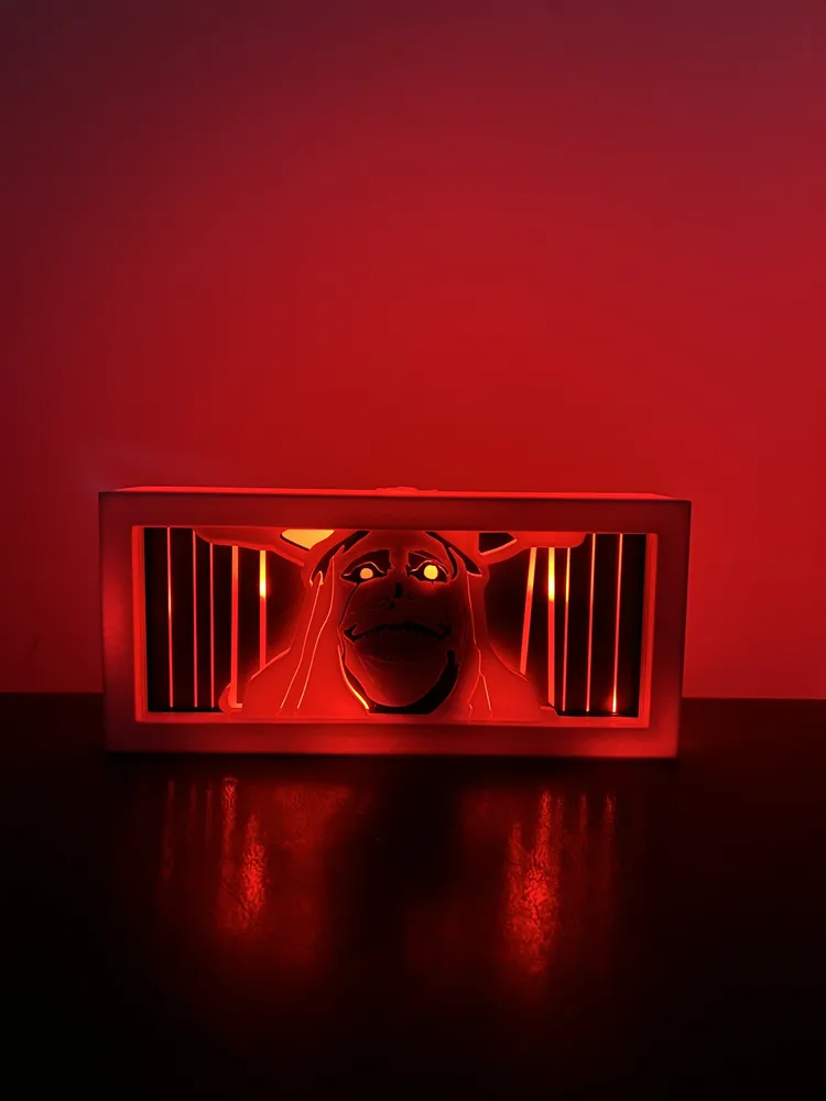 Solo Leveling Statue - LED Lightbox by ACSPARK3D - MakerWorld