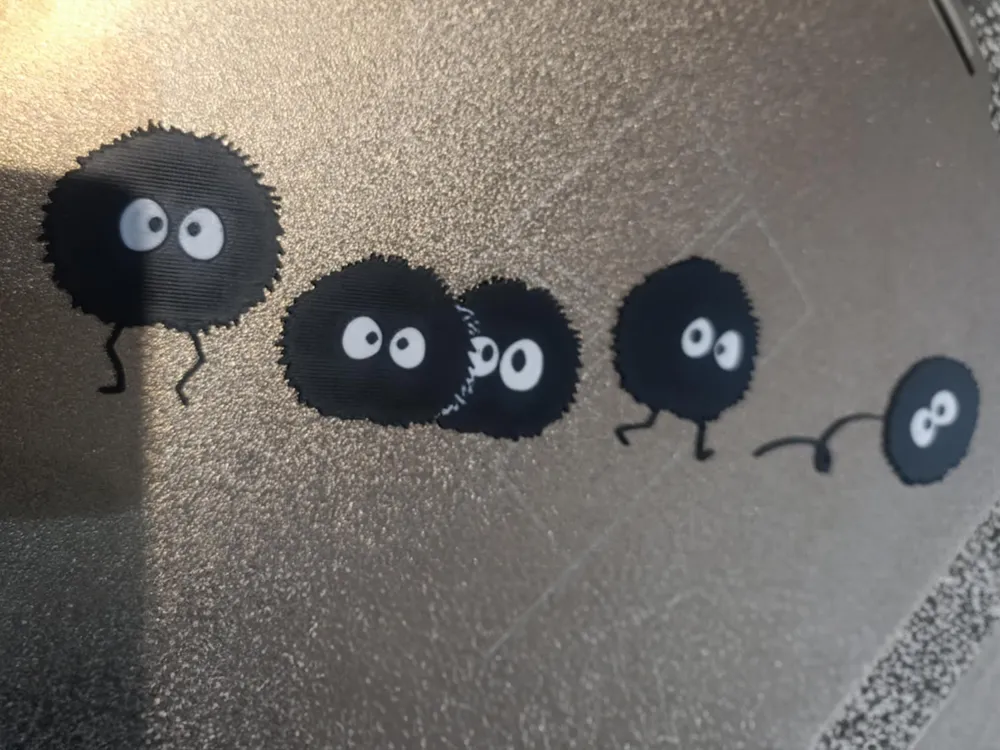 Susuwatari (Soot Sprites) - Free 3D Print Model - MakerWorld