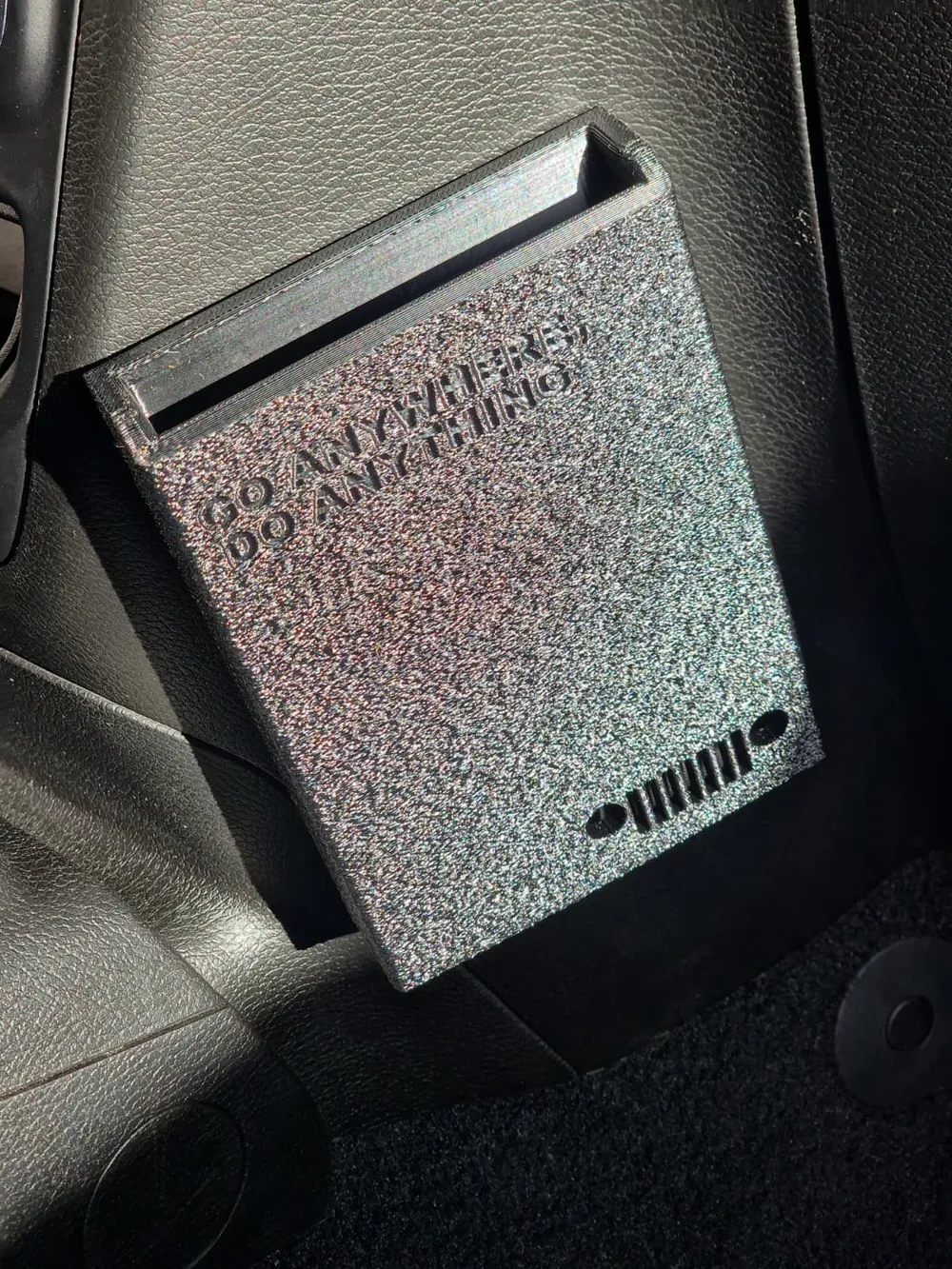 Rugged Phone Mount, Jeep Wrangler Center Console - Free 3D Print Model ...