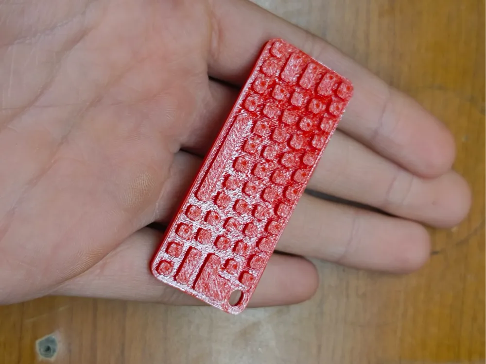 Keyboard keychain by zurawsky - MakerWorld