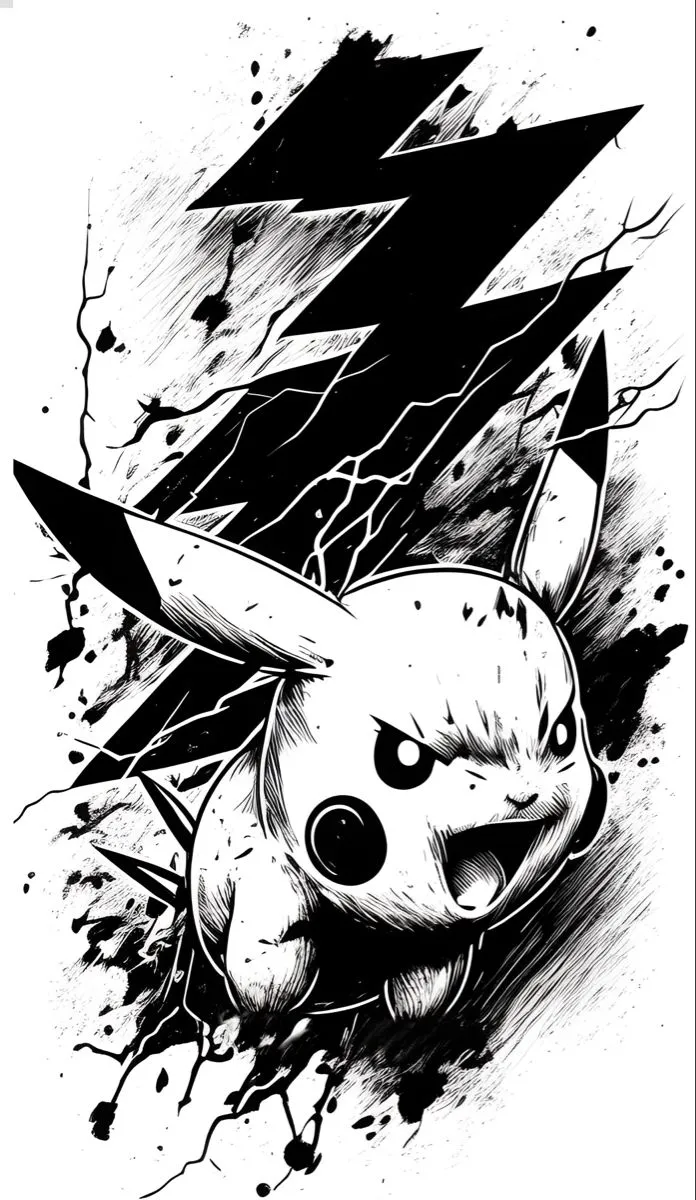 PIKACHU attaque charge by angesoso77 - MakerWorld