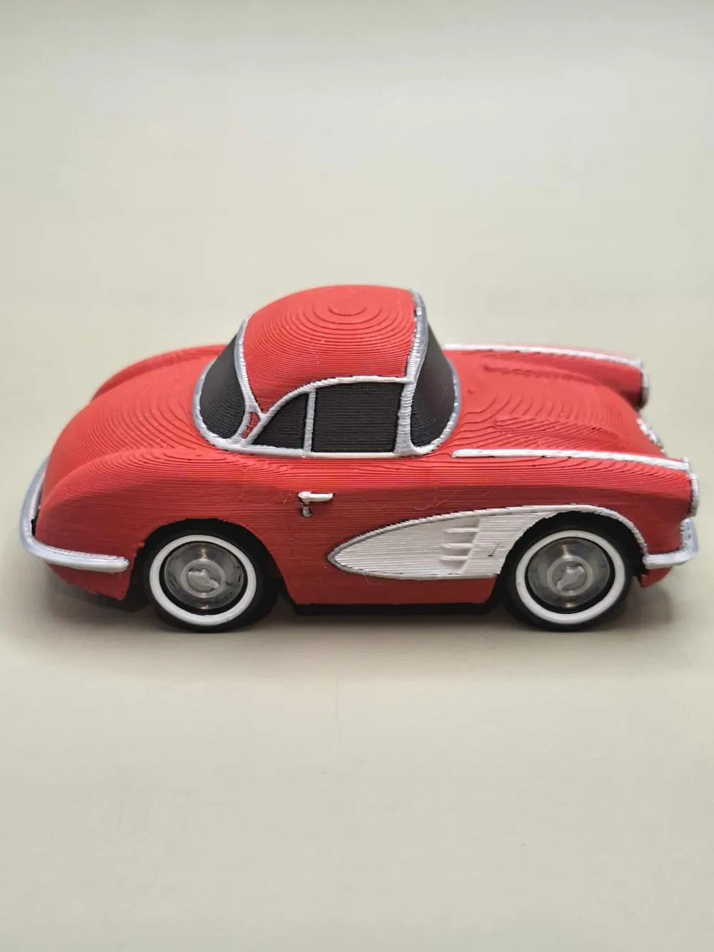 Tooned Corvette C1 - Free 3D Print Model - MakerWorld