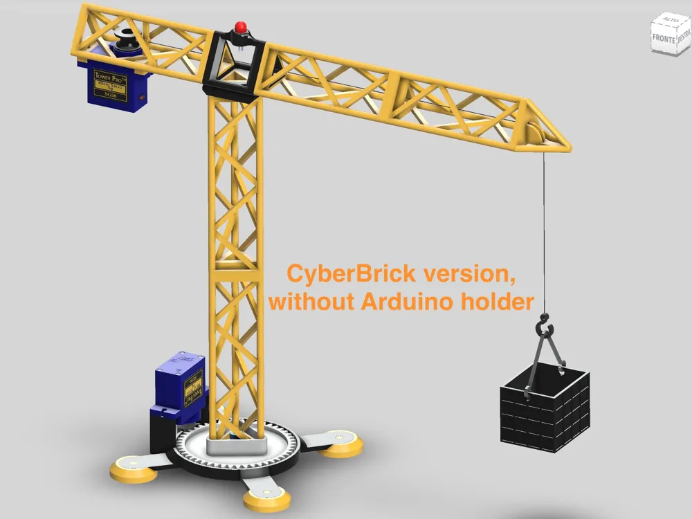 Arduino/CyberBrick Crane by ALβ3d MakerWorld: Download Free 3D Models