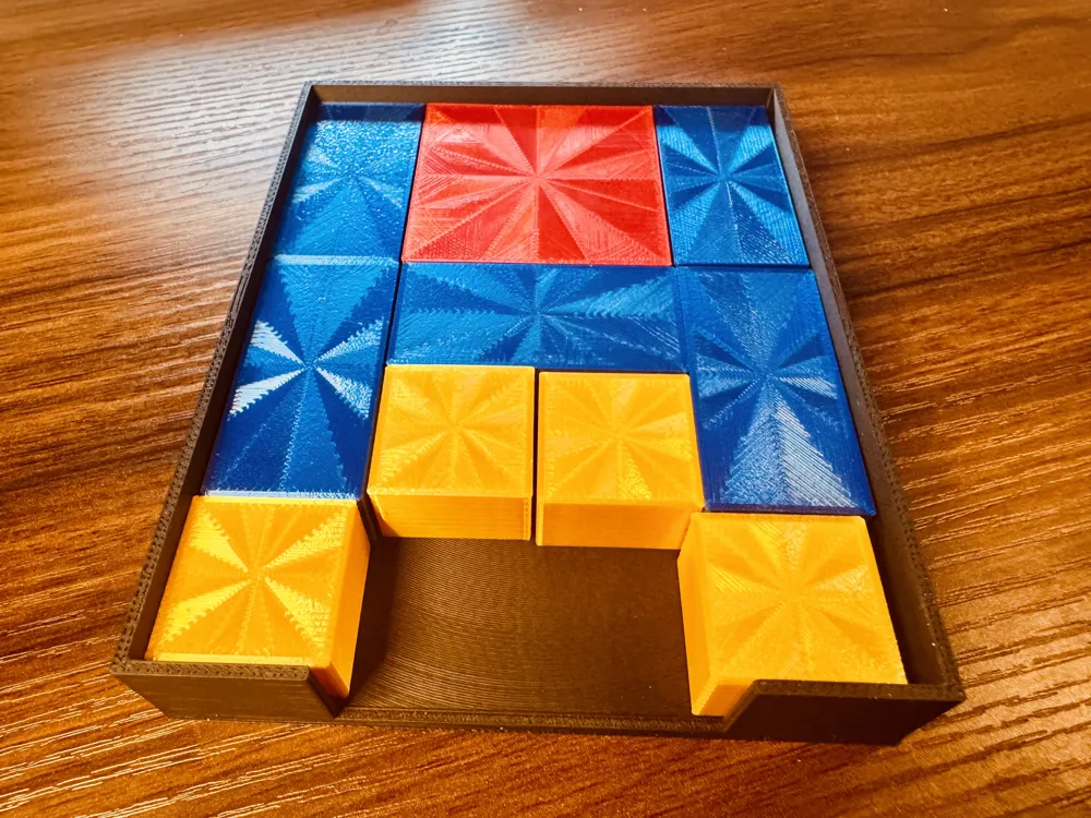 Original Klotski - Replayable Sliding Block Puzzle - Free 3D Print ...