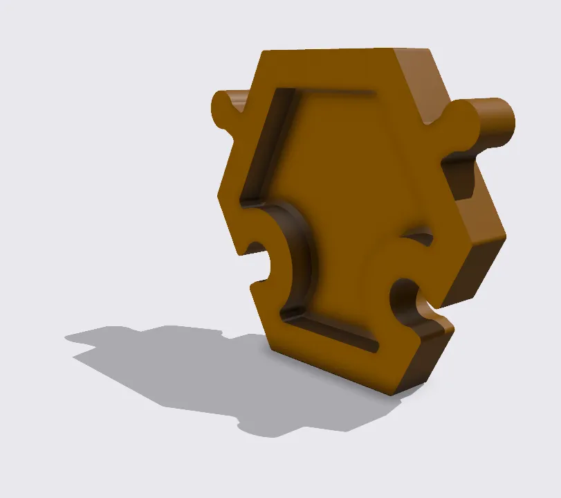 Hexagonal Puzzle Magnetic Board by Ming Yao - MakerWorld