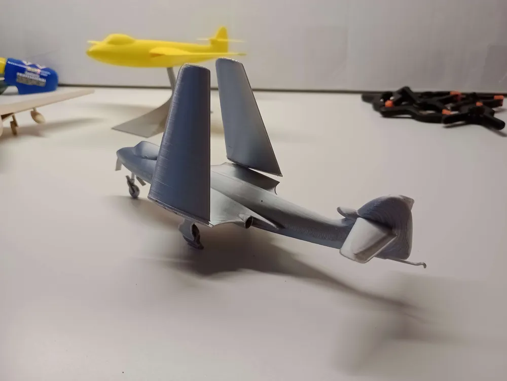 Hawker Sea hawk Scale Model - Free 3D Print Model - MakerWorld