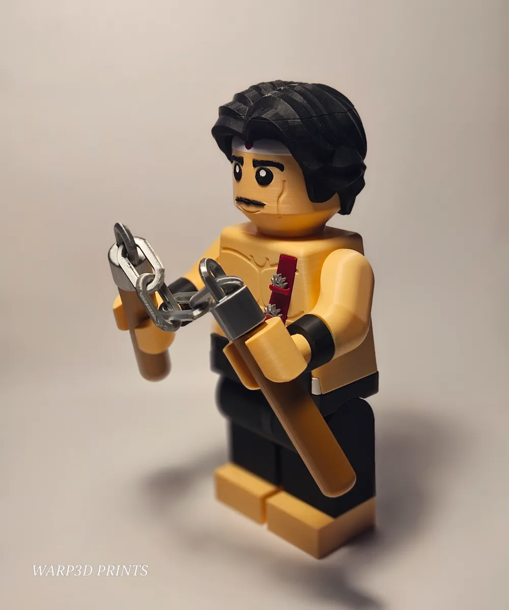 (Big Brick) ** ULTRA-BLOCKS ** QUICK KICK (GI JOE) by Warp3D Prints - MakerWorld