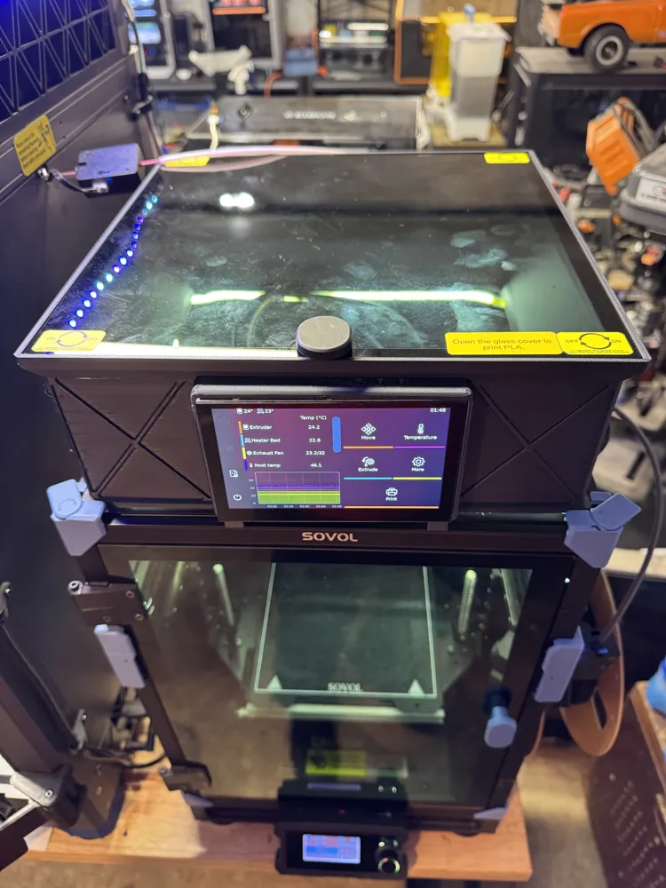 Sovol Zero Tophat integrated 5"btt LCD - Free 3D Print Model - MakerWorld
