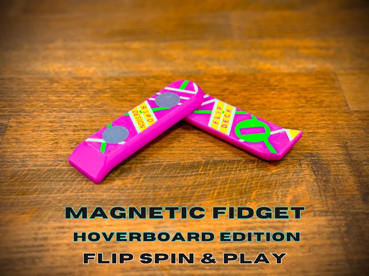 Flipdeck Fidget Hoverboard Version - Free 3D Print Model - MakerWorld