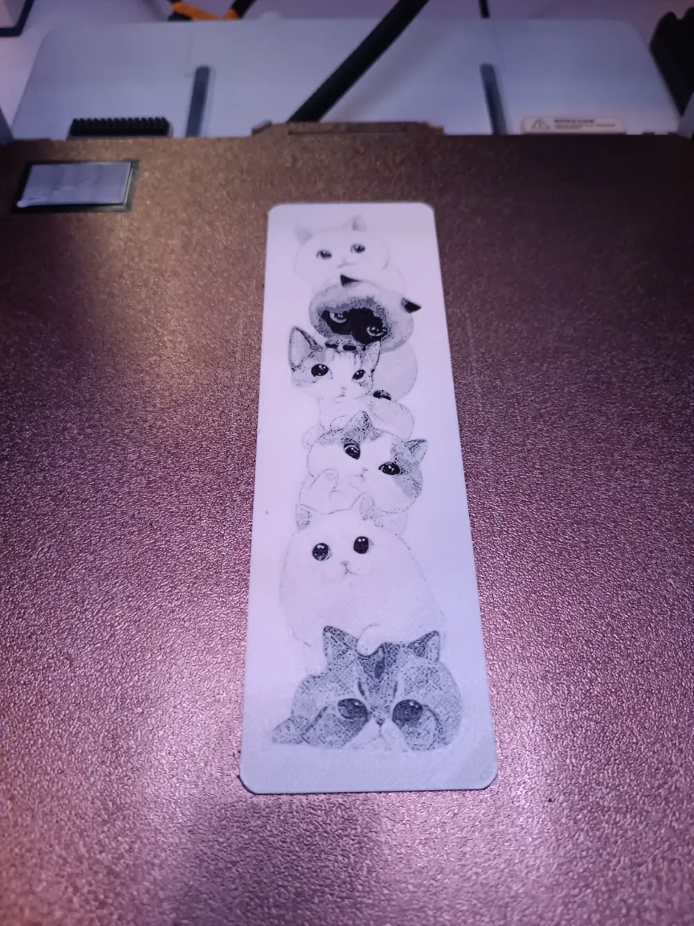 stacked kittens Bookmark by Atrus Design MakerWorld: Download Free 3D ...