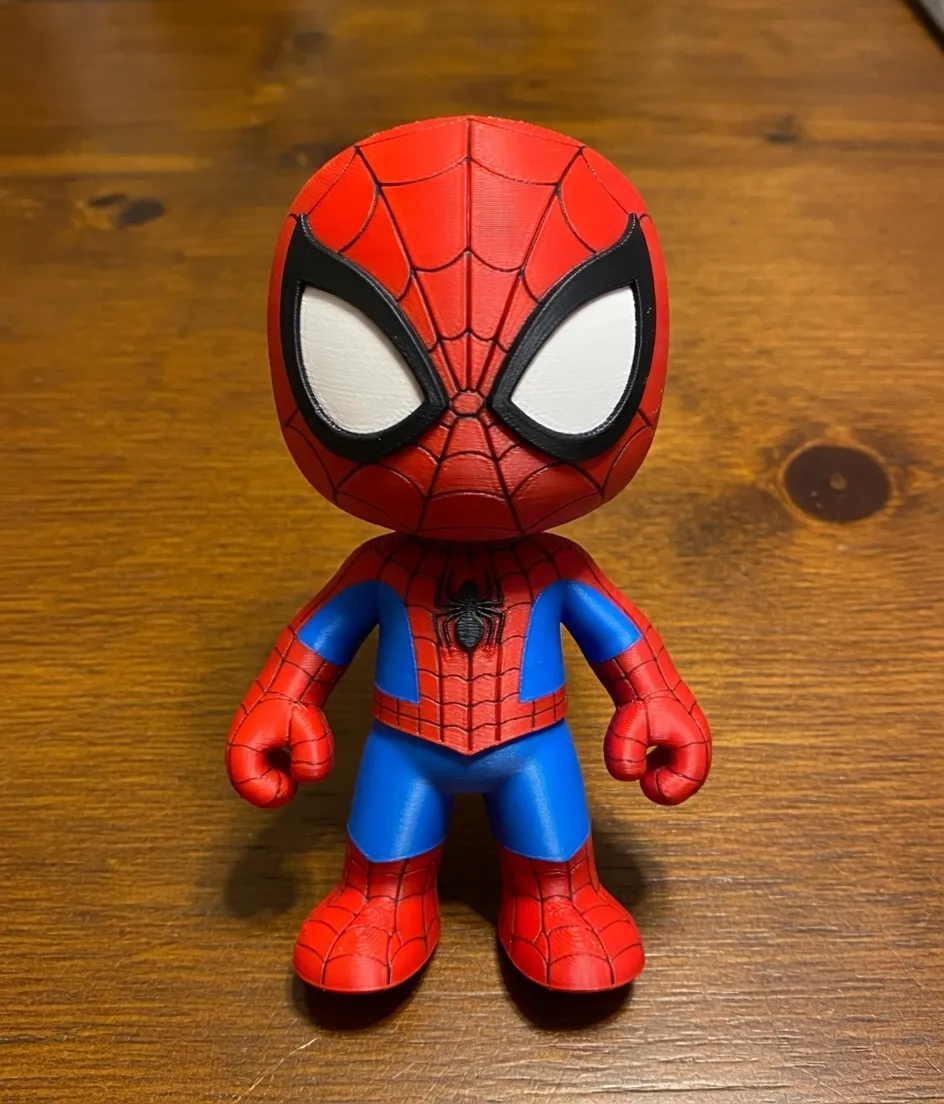 Spider-Man Mini Figure - Free 3D Print Model - MakerWorld