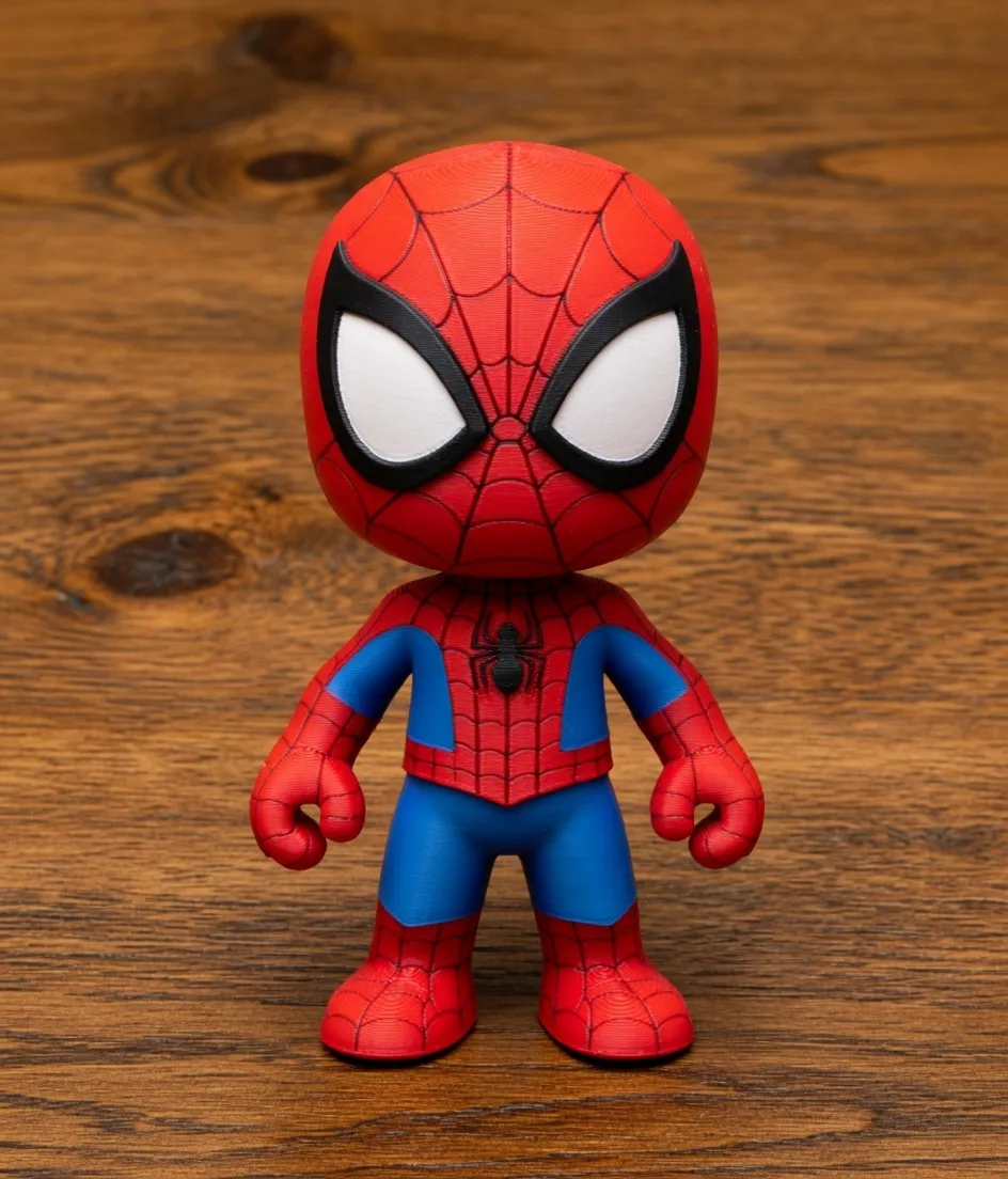 Spider-Man Mini Figure - Free 3D Print Model - MakerWorld