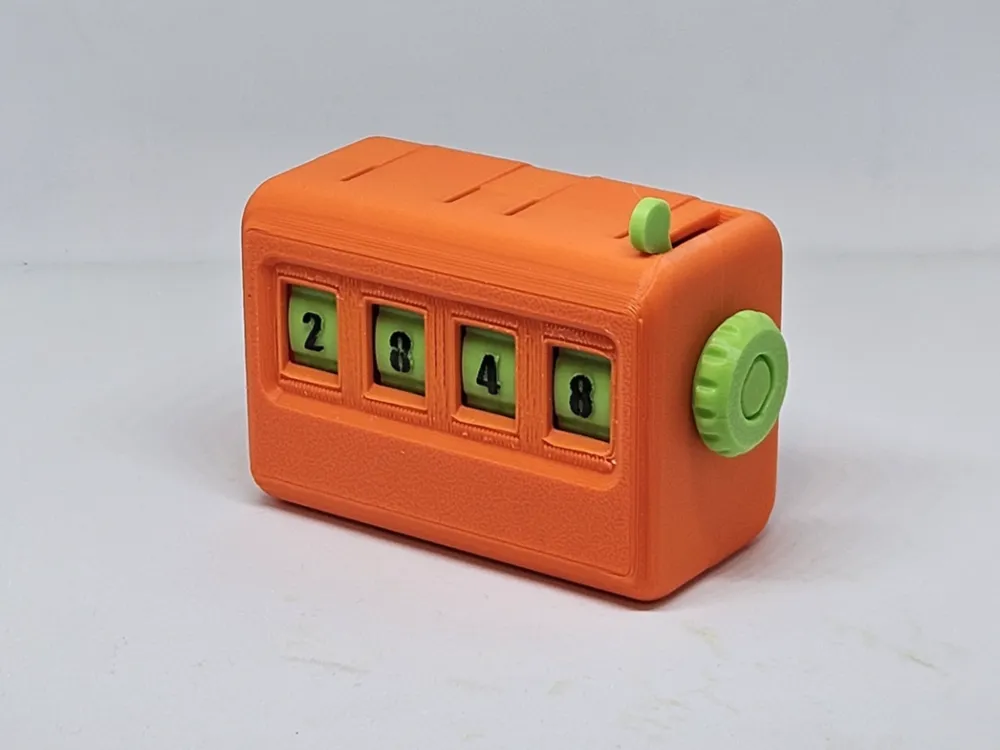 9999 Mechanical Counter – Roll to Adjust,. by Its On My Mind MakerWorld ...