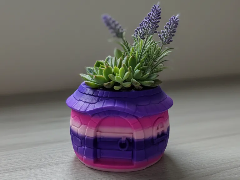 Fairy Hut Mini Pot for Window Wonders - Free 3D Print Model - MakerWorld