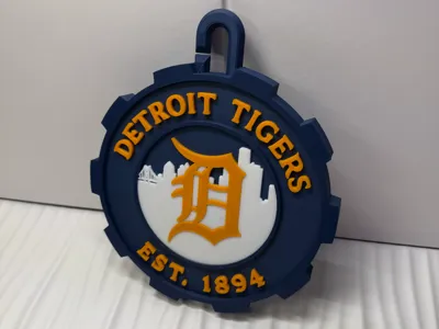 detroit tigers 3d print model download - MakerWorld