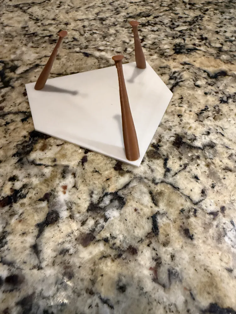 Home Plate Baseball/Softball Stand - Free 3D Print Model - MakerWorld