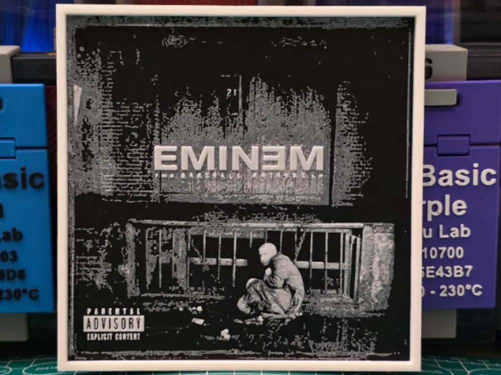 Eminem "The Marshall Mathers LP" Album - Hueforge by Lumpy3D - MakerWorld