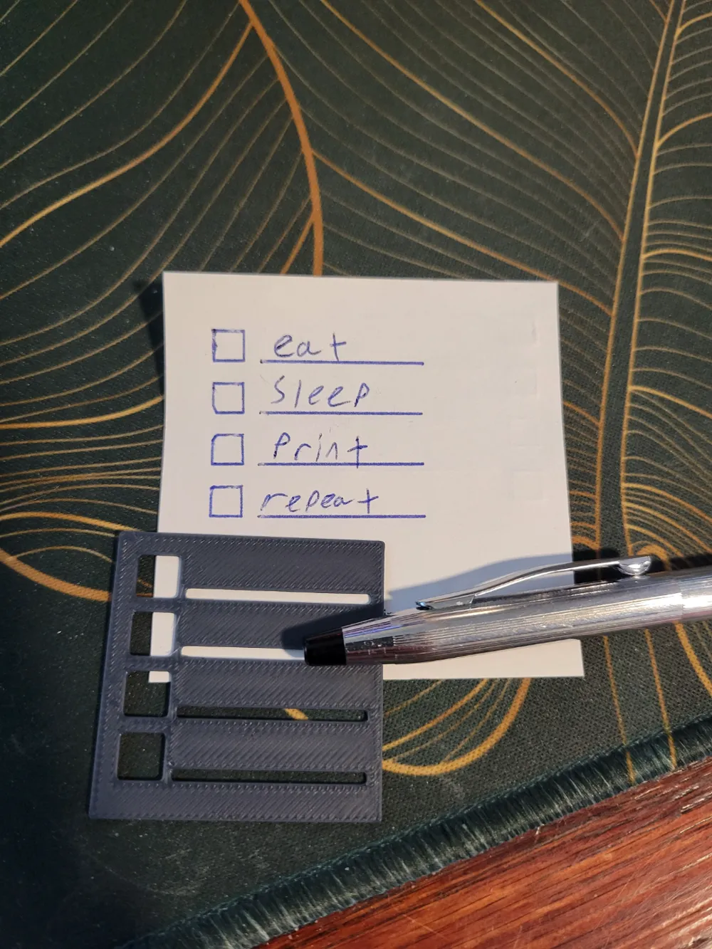 4-Checkbox Sticky Note Stencil by moonrakerone - MakerWorld