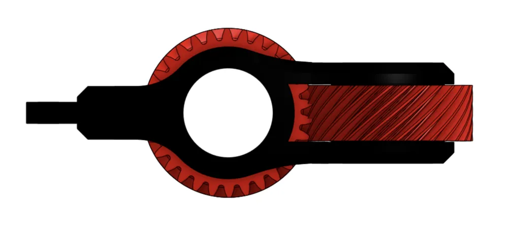 Dual Bevel Gear Keychain Fidget Spinner by AmirMakes - MakerWorld
