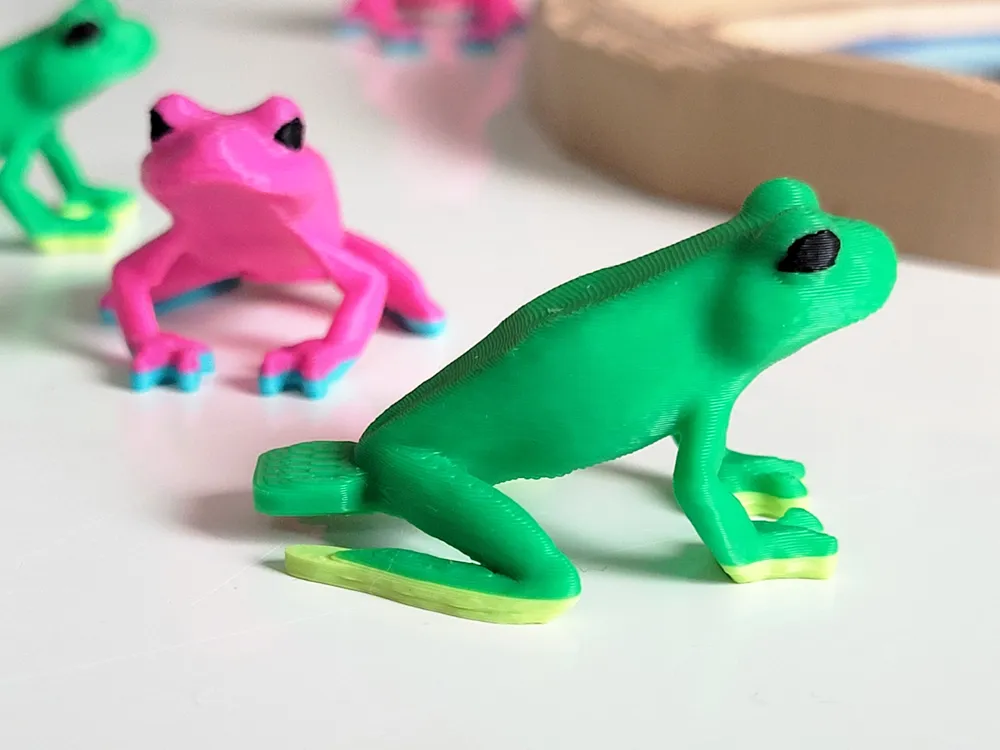Jumping Frog Game - Free 3D Print Model - MakerWorld