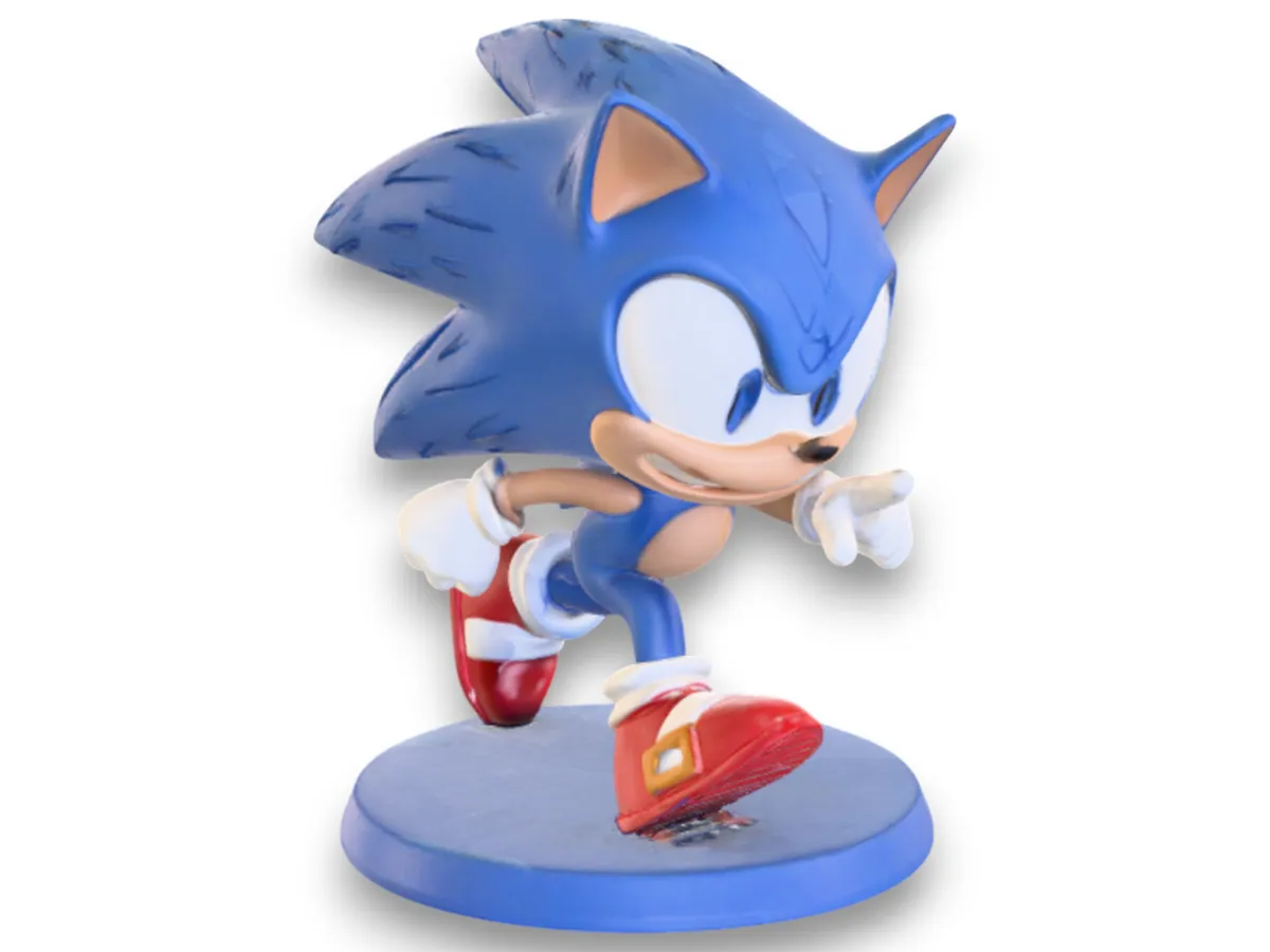 Sonic Chibi en Pose de Carrera por impresiones3d MakerWorld: Descarga ...