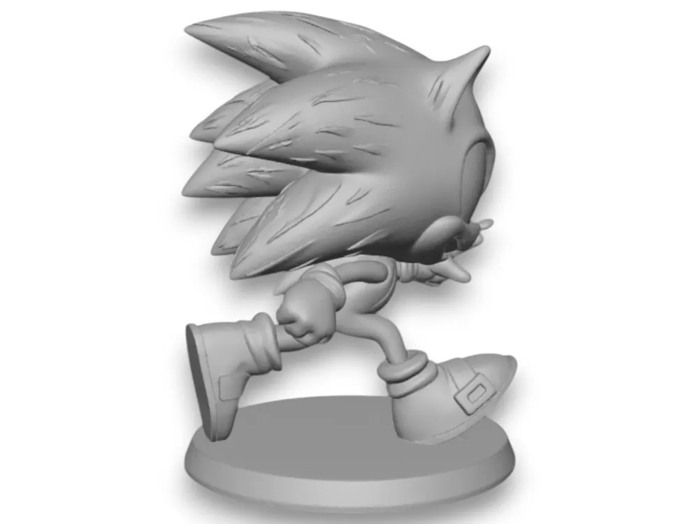Sonic Chibi en Pose de Carrera por impresiones3d MakerWorld: Descarga ...