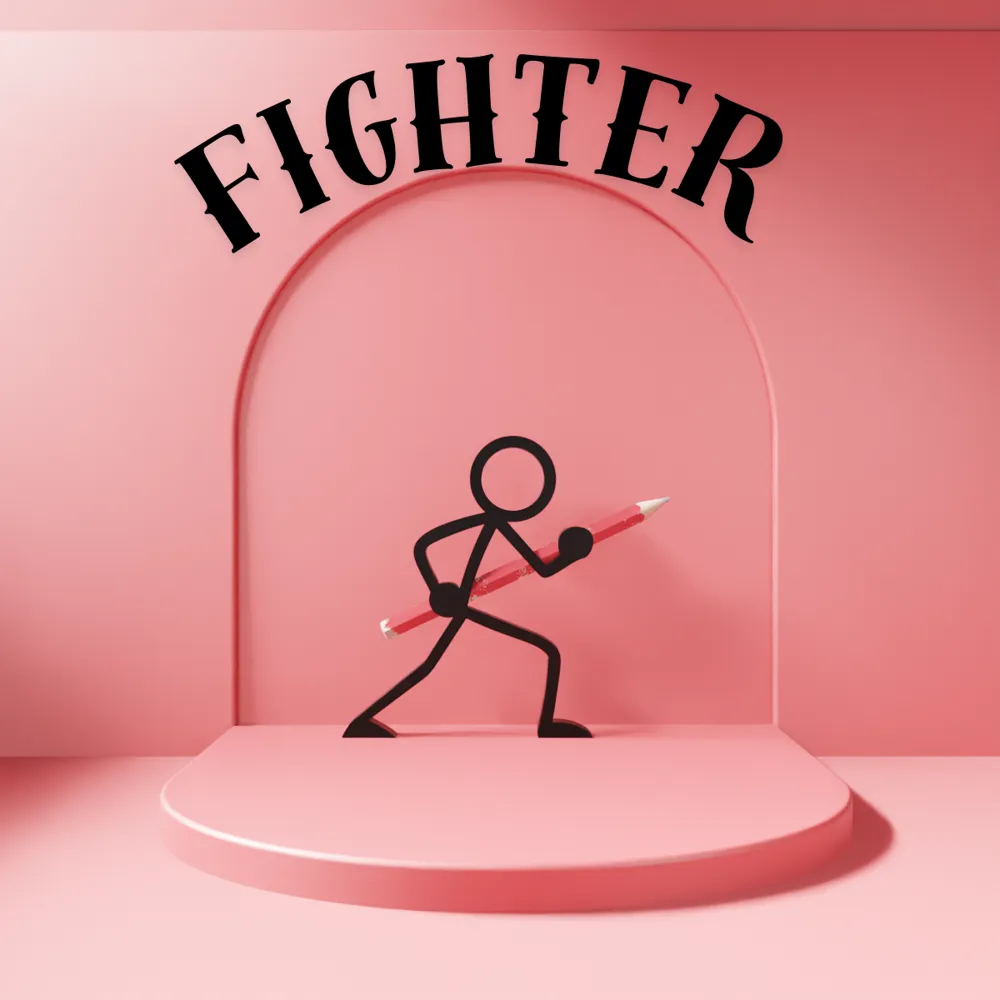 Stickman Warrior Pen Holder - Free 3D Print Model - MakerWorld