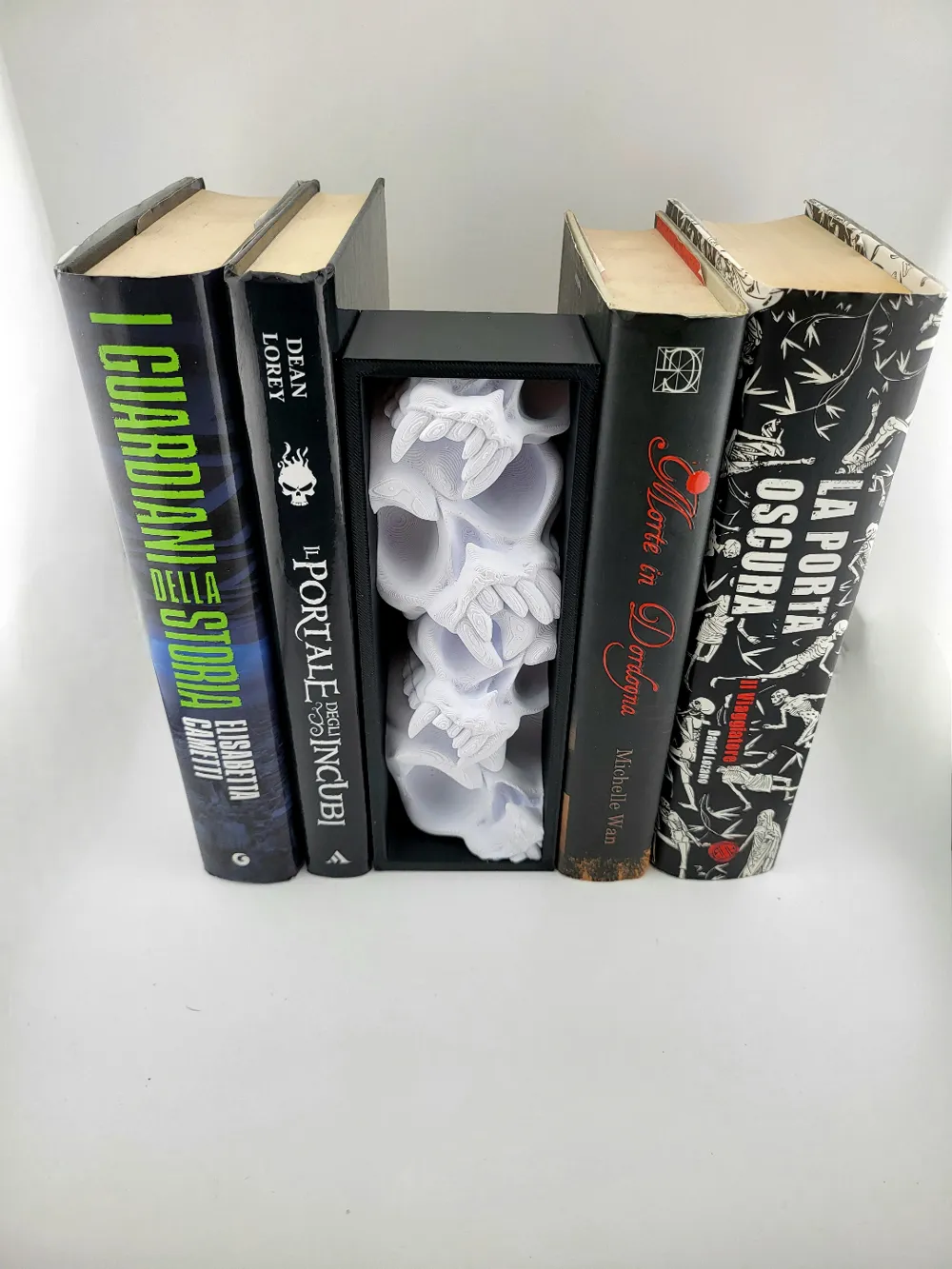 demon skulls book nook by Mad power MakerWorld: Download Free 3D Models