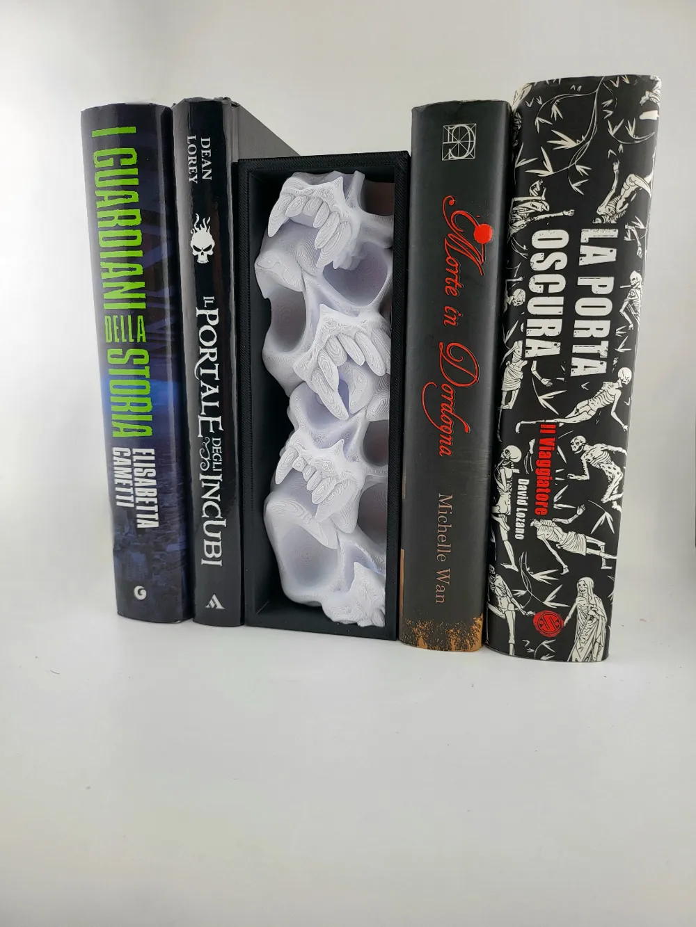 demon skulls book nook by Mad power MakerWorld: Download Free 3D Models