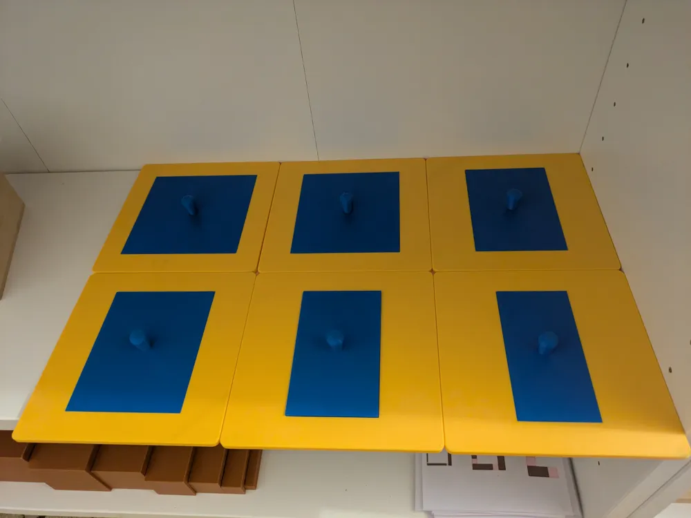 Montessori Geometric Cabinet - Tray 2, Rectangles by FollowingMaria ...