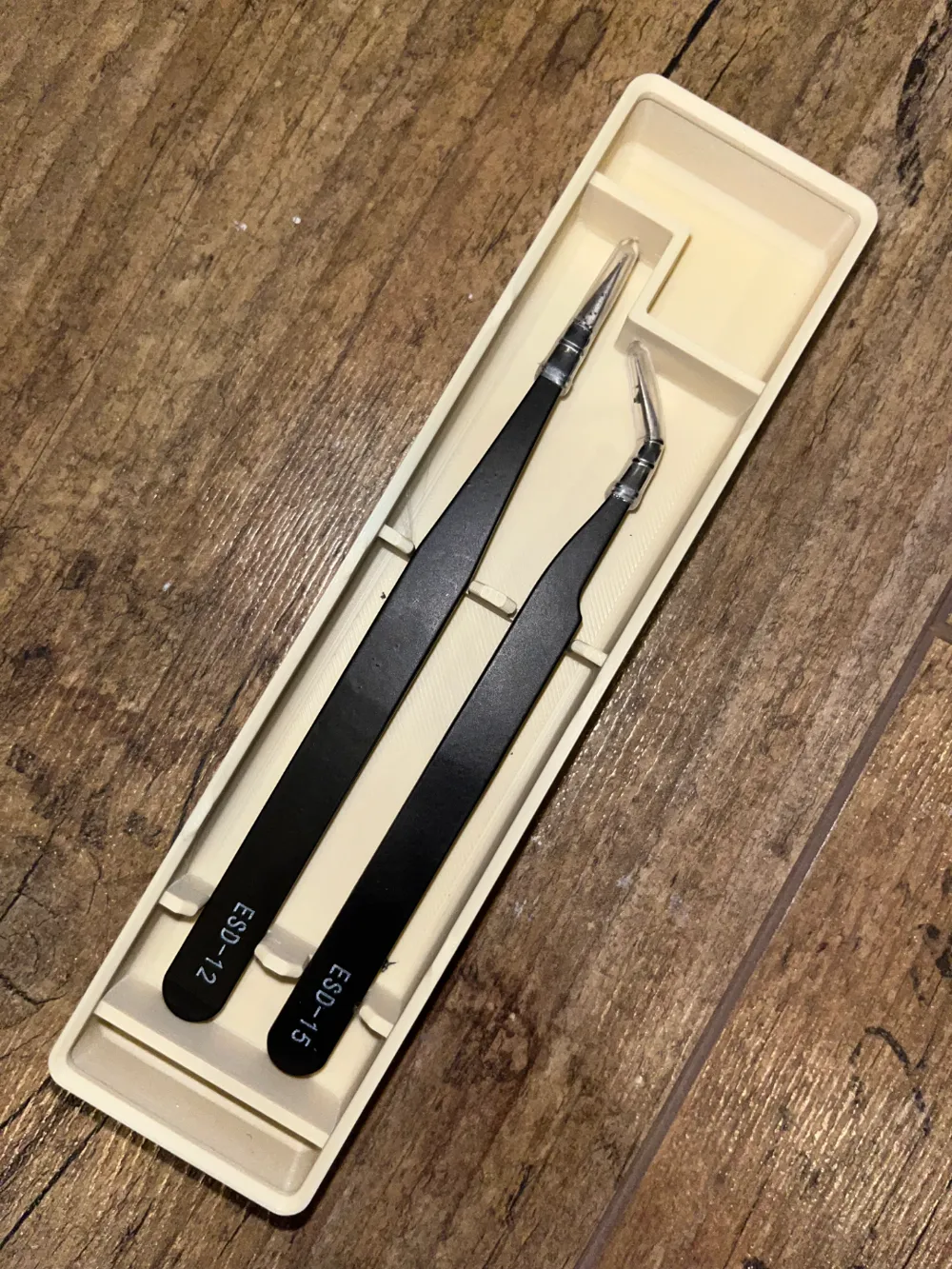 Gridfinity Tweezers Tray by mjepson - MakerWorld