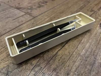 Gridfinity Tweezers Tray by mjepson MakerWorld: Download Free 3D Models