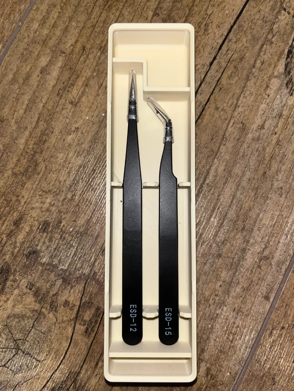 Gridfinity Tweezers Tray by mjepson MakerWorld: Download Free 3D Models