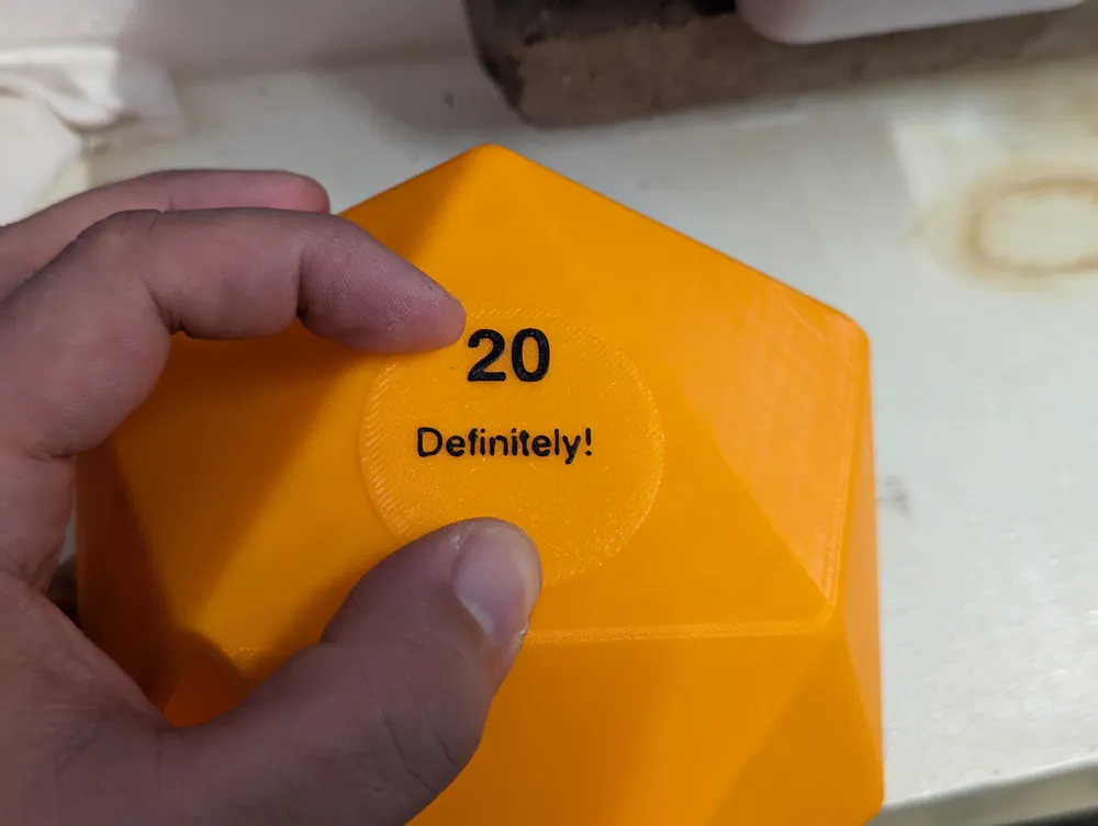 Eco-Roll D20 Plastic Poop Waste Dice by JJTechPrints - MakerWorld