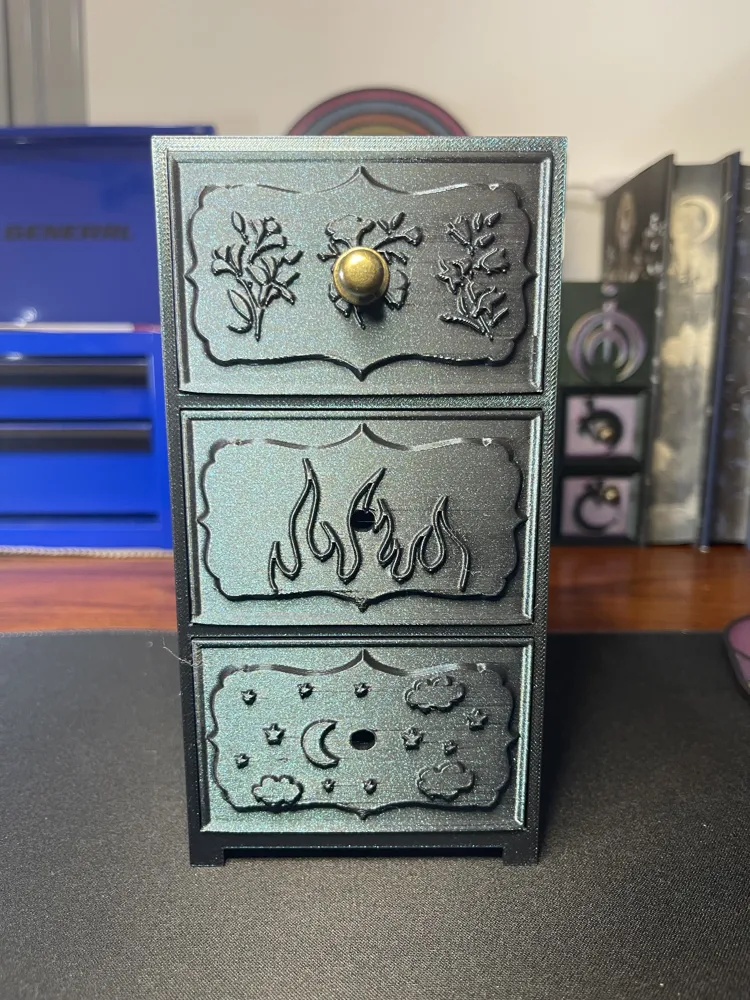 ACOTAR Inspired Bookshelf 3-Drawer BookNook by Pages & Projects ...