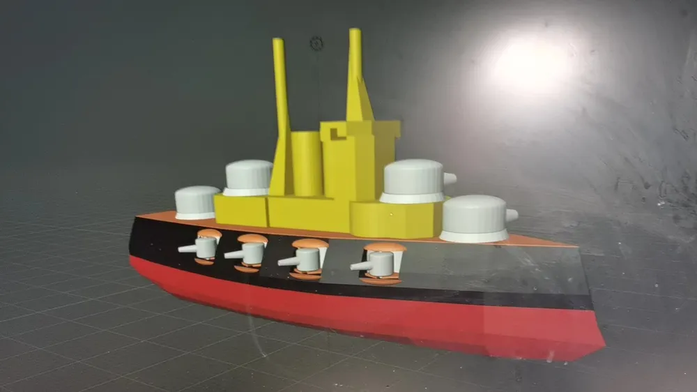 Ironclad Ship by PZ1147 - MakerWorld