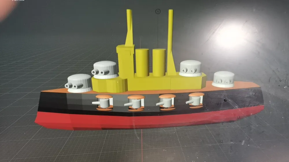 Ironclad Ship by PZ1147 - MakerWorld