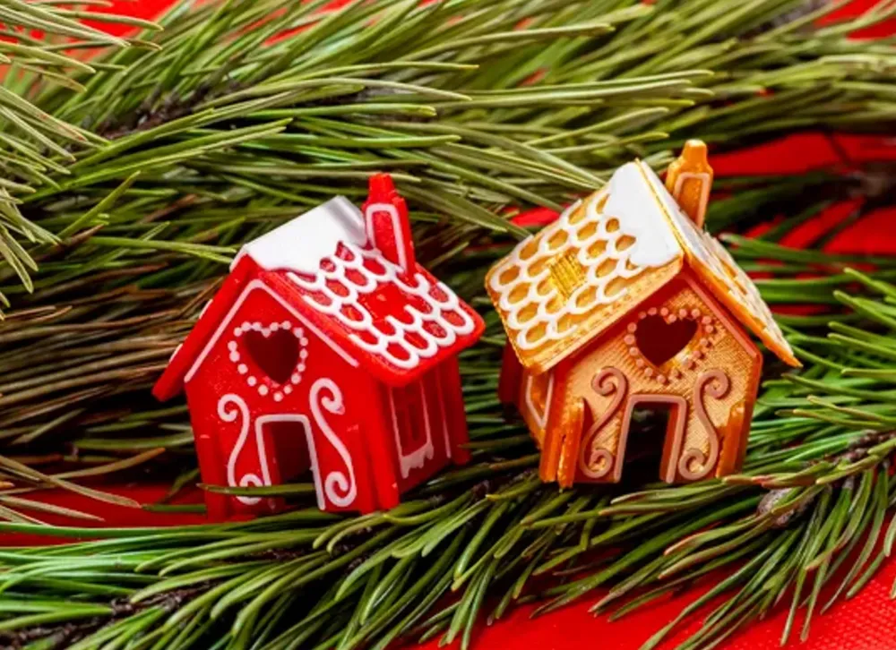 Xmas Gingerbread House kit card by Prop maker - MakerWorld