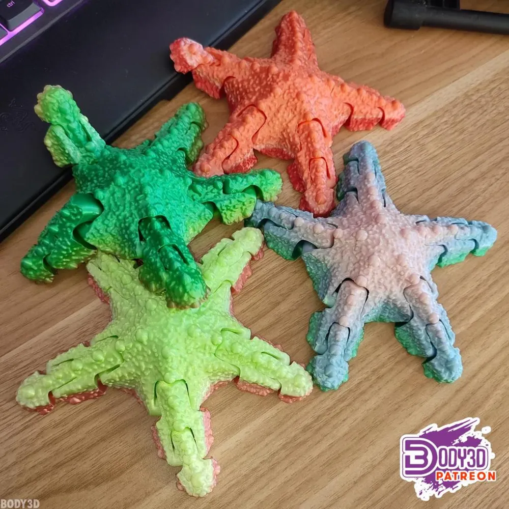 Articulated Starfish by BODY3D - MakerWorld