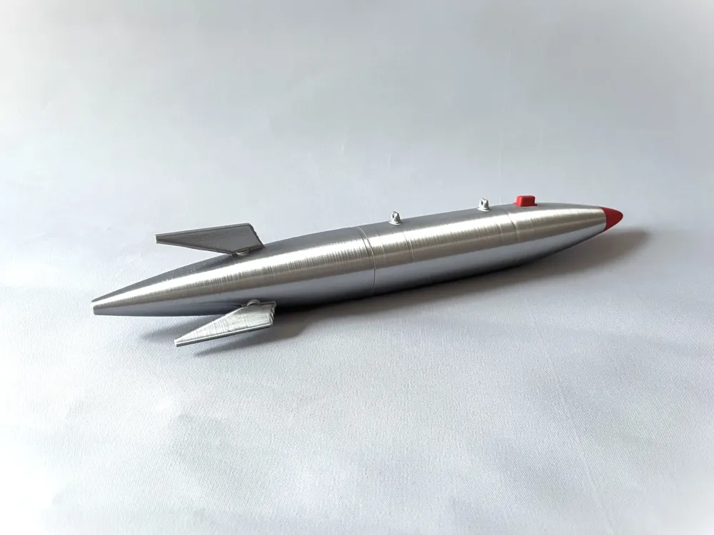 Scale Replica B28-RE Mk28 Nuclear Bomb Nuke - Free 3D Print Model ...