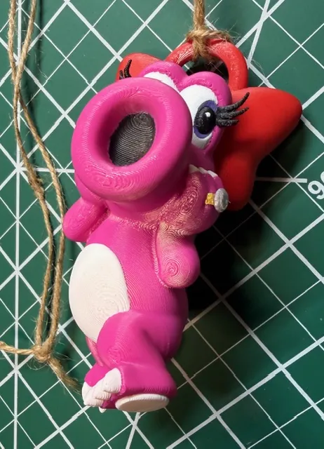 Birdo Keychain / Figure – Multi/Single-Color - Free 3D Print Model ...